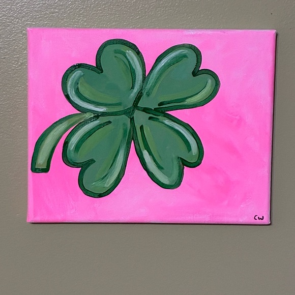 Hand Crafted | Art | Shamrock Painting | Poshmark